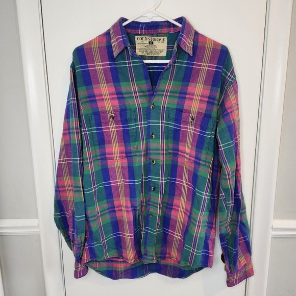 Cold Storage | Shirts | Cold Storage Foul Weather Gear Plaid Mens ...